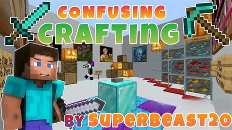 confusing crafting minecraft map