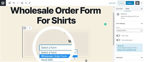 How To Properly Create A Wholesale Order Form In Wordpress