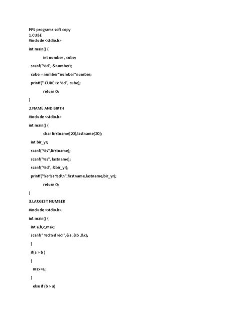Pps Programs Soft Pdf Computer Standards Computer Science