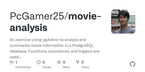 Github Pcgamer25 Movie Analysis An Exercise Using Pgadmin To Analyze And Summarize Movie