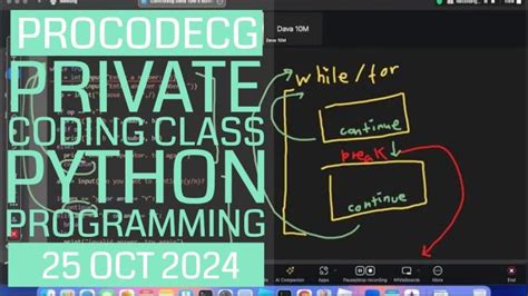 Procodecg On Linkedin Procodecg Private Coding Class Dava Python Programming 45 25 Oct