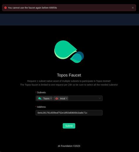 Use The Faucet To Get Testnet Tokens Developer Portal