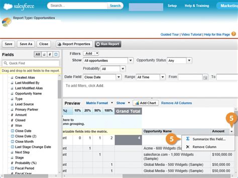 Matrix Reports In Salesforce A Comprehensive Guide