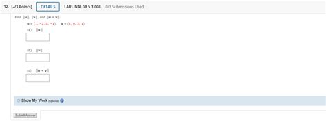 Solved Find U V And U V U V Chegg Com