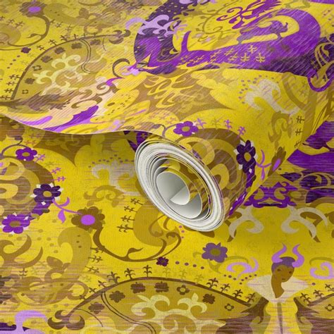 Intersex Dragon Damask Intersex Flag Spoonflower