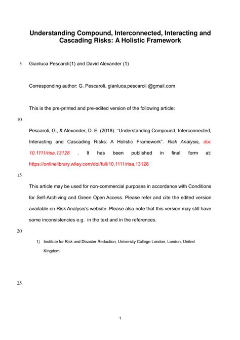 Pdf Understanding Compound Interconnected Interacting And