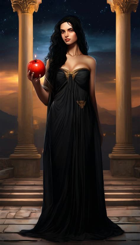 Eris The Ancient Greek Goddess Of Strife And Chaos Graceful Female