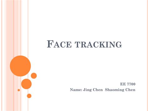 Face Tracking