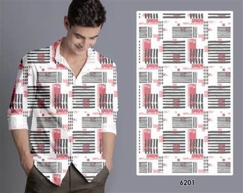 Cotton Digital Print Shirt Fabric At ₹ 90meter In Surat Id