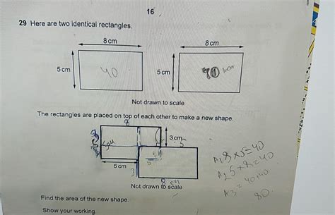 Solved Here Are Two Identical Rectangles Not Drawn To Chegg