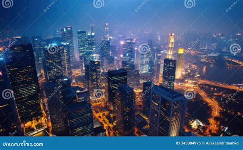 Smart City Technologies Improve Infrastructure Efficiency And Public Services Stock Illustration