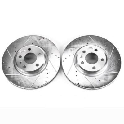 Power Stop 09 11 Audi A4 Front Evolution Drilled And Slotted Rotors