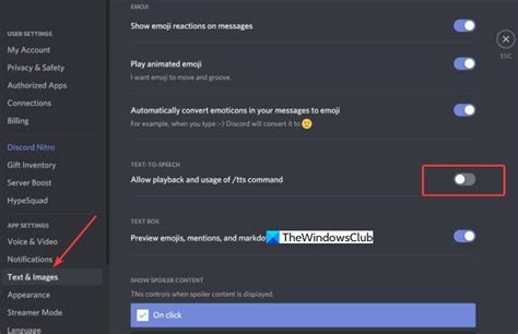 how to enable and use discord text to speech tts feature