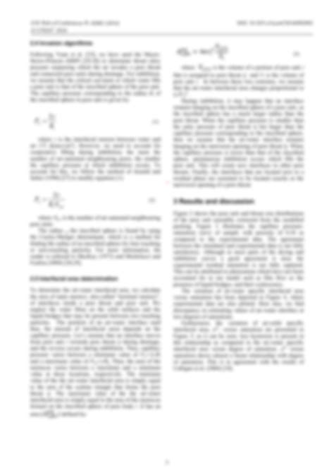 Solution Determination Of The Relationship Among Capillary Pressure Saturation And Interfacial