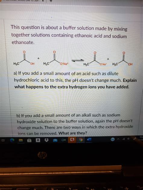 Answered This Question Is About A Buffer… Bartleby