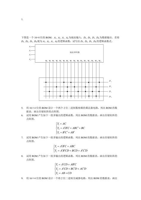 第七章半导体存储器和可编程逻辑器件