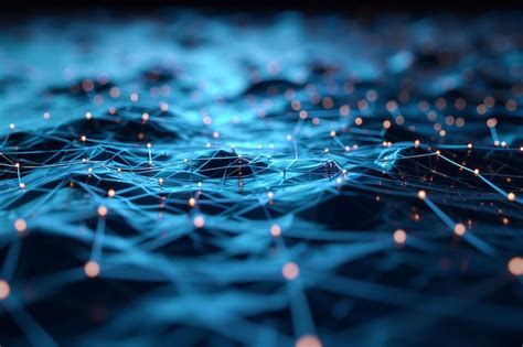 Premium Photo Abstract Network Connection Structure Futuristic