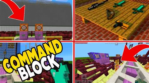 10 CriaÇÕes Com Command Blocks No Minecraft Pe 1 0 5 13 Mcpe 1 0 5 13 Youtube