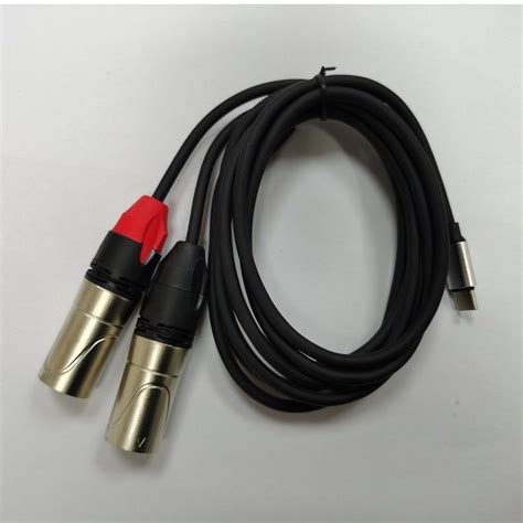 Dac C Do Podwójnego Kablu Dźwiękowego Xlr Y Splitter Wbudowany W