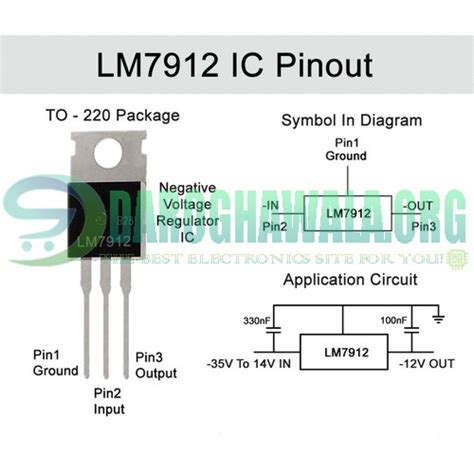 12v Fixed Negative Voltage Regulator 7912 In Pakistan