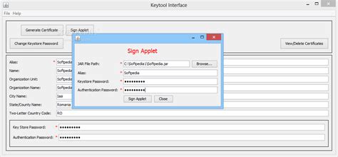 Download Keytool Interface