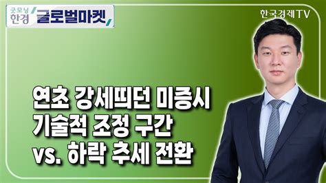 연초 강세띄던 미증시 기술적 조정 구간vs 하락 추세 전환 오기석 크래프트 테크놀로지스 Apac 대표 전략플러스