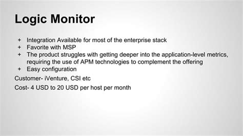 Modern Monitoring Ppt