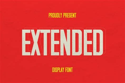 Extended Font Free Download On Freepik