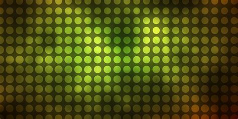Dark Green Yellow Vector Pattern With Circles 42563976 Vector Art At Vecteezy