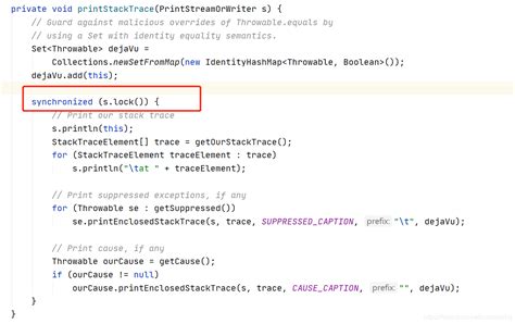 java的exception方法printstacktrace 不打印日志？ e printstacktrace不打印 csdn博客