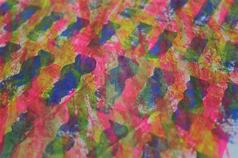 Colorful Hand Drawn Paint Splatter Pattern Surface Seamless Paint