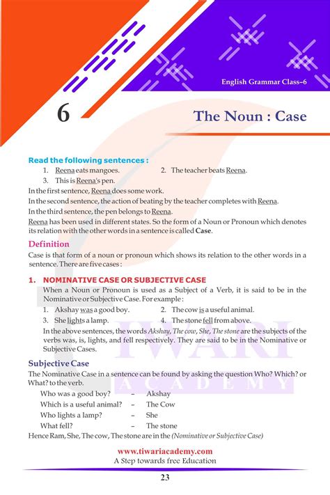 Use Of Cases In English Grammar At Callum Winter Irving Blog