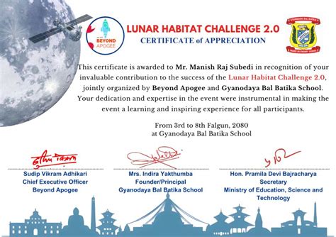 Manish Raj Subedi On Linkedin Thank You Beyond Apogee For This