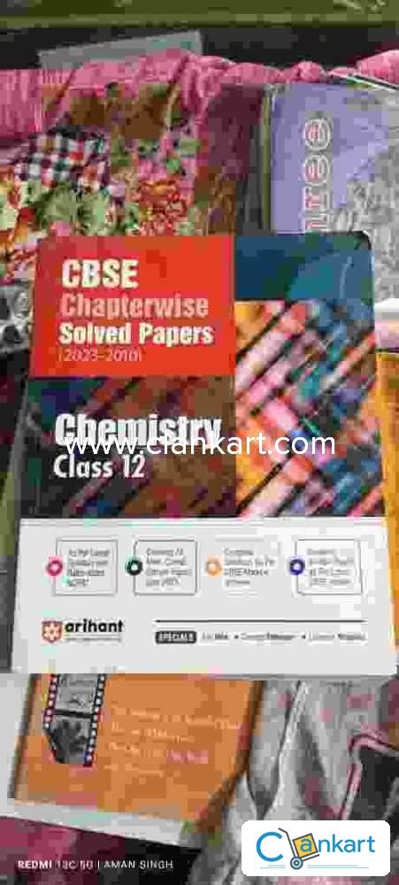 Buy Arihant Cbse Chapterwise Solved Papers 2023 2010 Chemistry Class 12th Book In Excellent