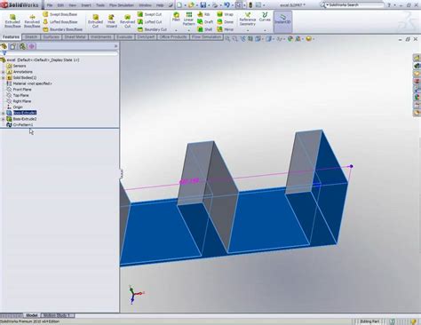 Heatsink Parametric Design With Solidworks 2010 Youtube