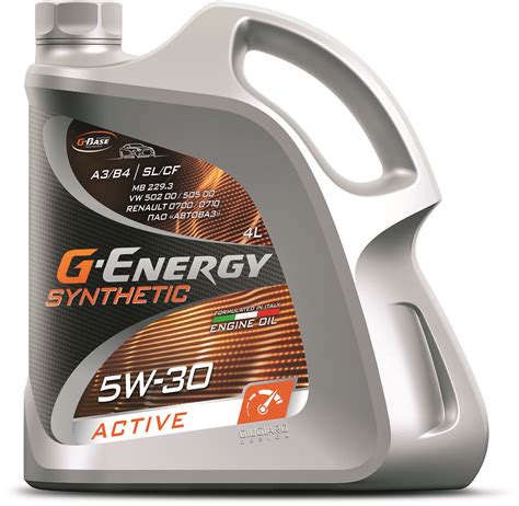 G Energy 5w30 4l Gesa 253142405 Synthetİc Actİve 5w30 [api Sl Cf A3 B4]4lt
