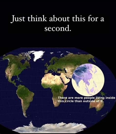 12 Visualizing Global Population Density There Are More People Living Inside This Circle Than