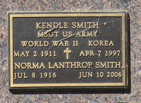 Kendle Smith 1911 1997 Find A Grave Memorial