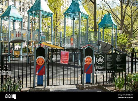 Madison Square Park Playground Closed Due To Coronavirus New York City