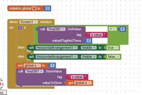 How To Make A Arrangement Visible Only Once At Start MIT App Inventor Help MIT App Inventor