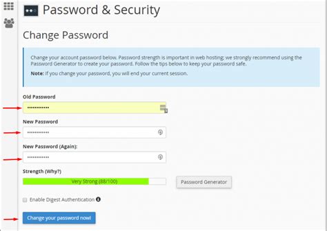How Can I Reset My Cpanel Password Servercake