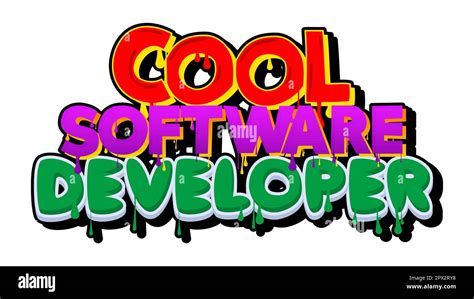 cool software developer graffiti tag abstract modern street art