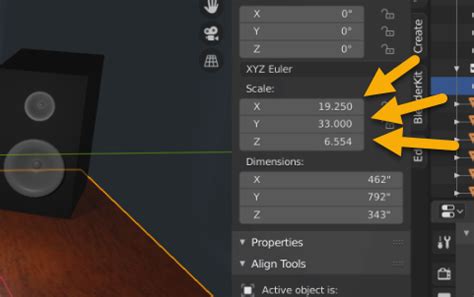 Dimensions NOT To Scale Basics Interface Blender Artists Community