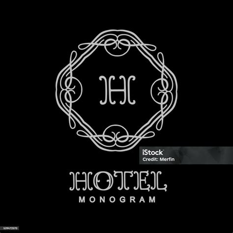 세트 모노그램 로고 형판 고급에 대한 스톡 벡터 아트 및 기타 이미지 고급 곧은 기업 재무와 산업 Istock