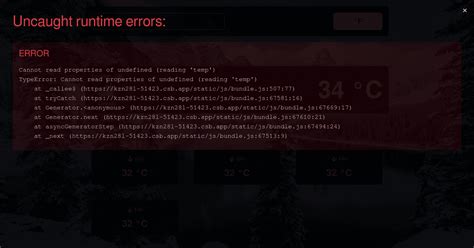 Weather App Codesandbox