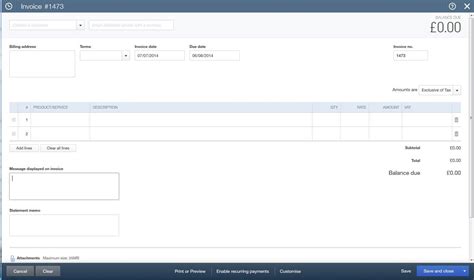 Create An Invoice In Quickbooks Online AW Accountant In Shropshire And Kent