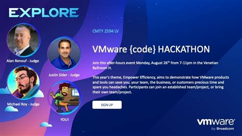 Meet The Judges The Vmware Code Hackathon Is Virtual Graveyard