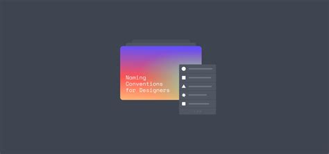 UI Crux Naming Conventions For Designers