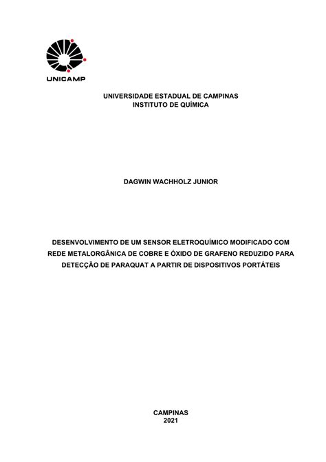 Pdf Development Of An Electrochemical Sensor Modified With Copper