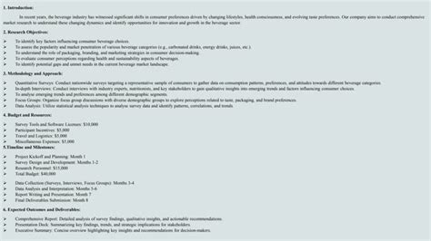 Market Research Proposal About Meaning And Other Ppt